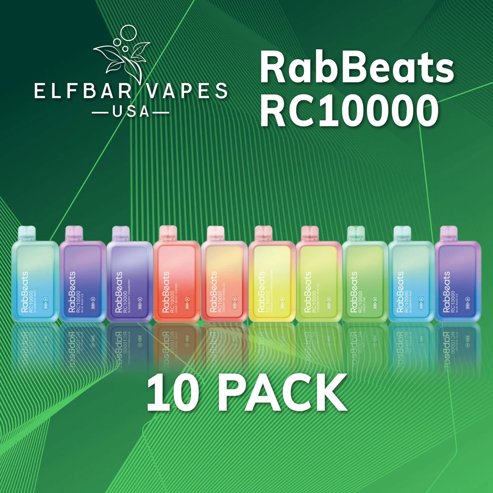 Rabbeats Rc10000 Disposable Vape 10 Pack Elf Bar Vapes Usa