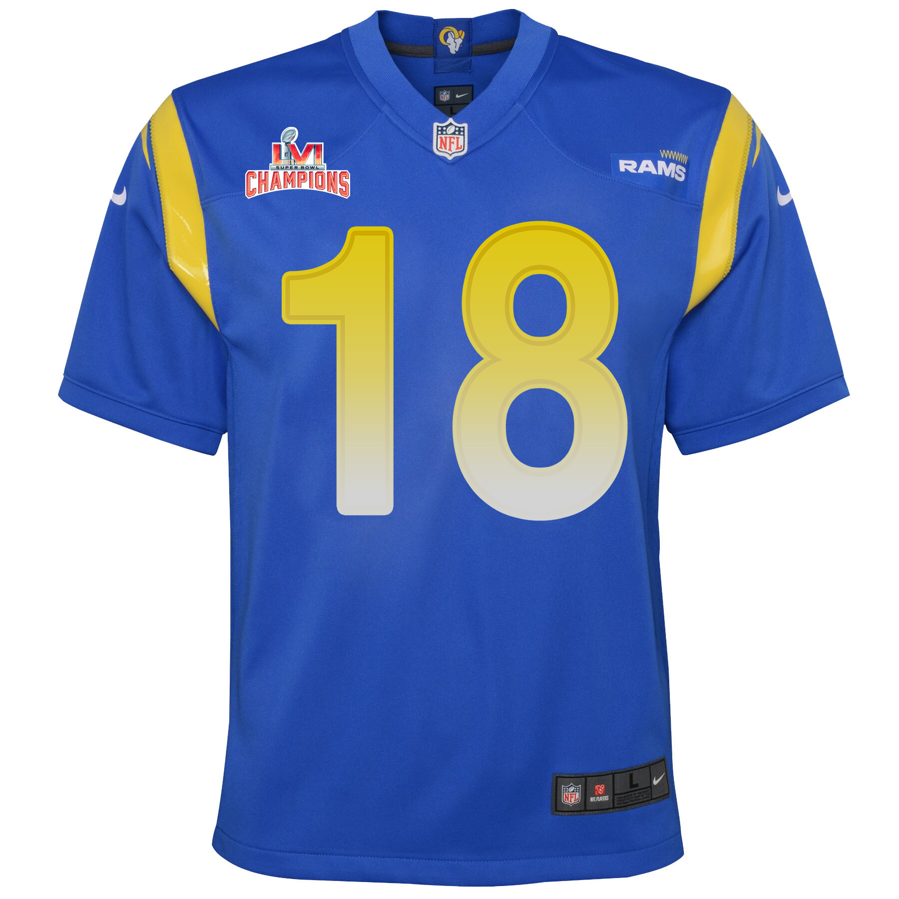 Super Bowl LVI Champions Los Angeles Rams Ben Skowronek 18 Royal Youth ...