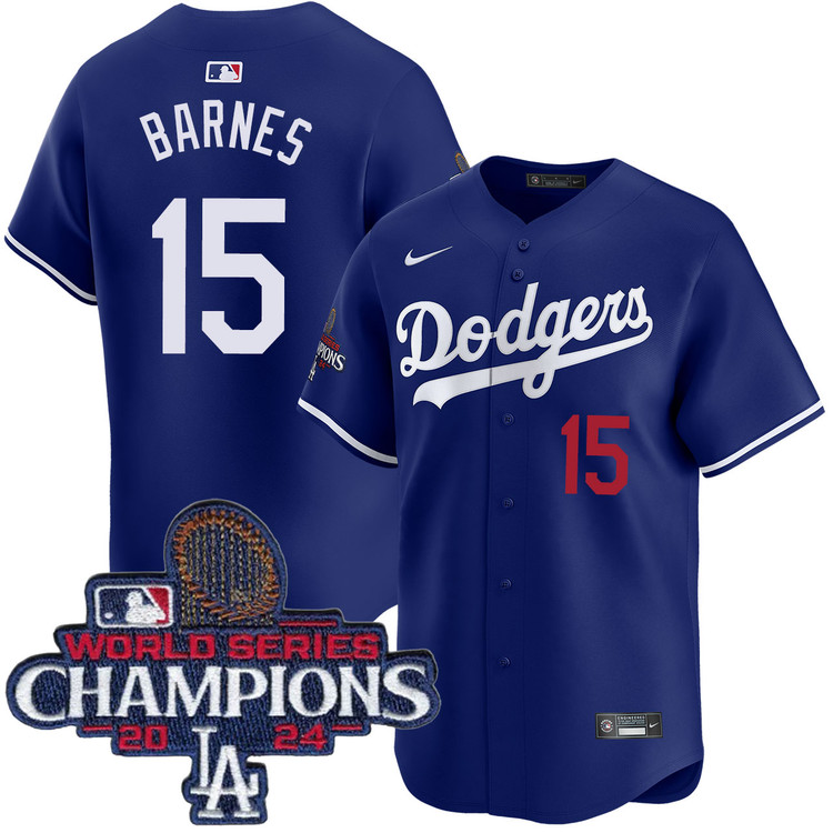 Austin Barnes Los Angeles Dodgers Alternate Royal Limited World Series ...
